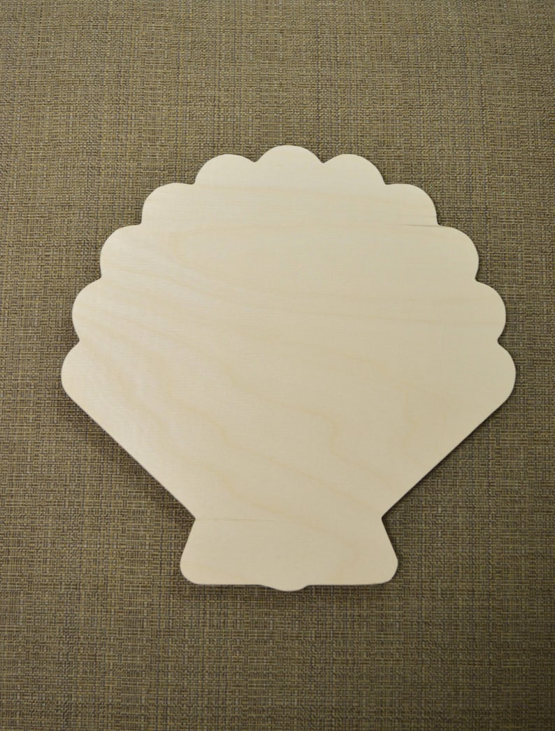 Sea Shell Cut Out Sea Shell Shape Wooden Sea Shell Ocean - Etsy