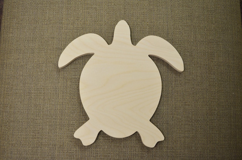 Wooden Shapes Turtle Cut Out Wooden Turtle Turtle Shape | Etsy