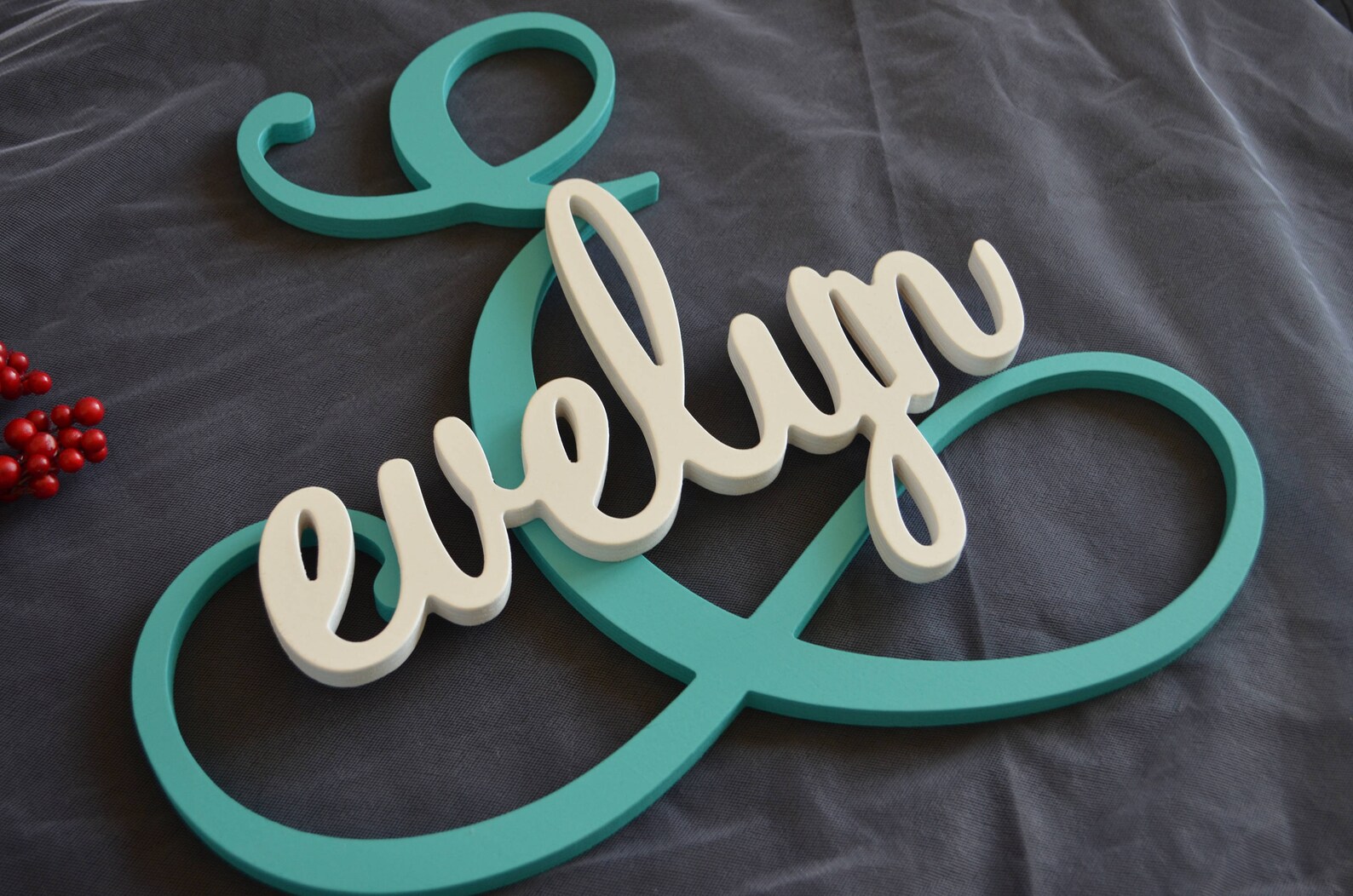 Wooden Name Personalized Name Painted Custom Name Wooden - Etsy