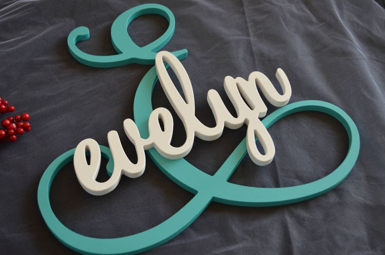 Wooden Name Personalized Name Painted Custom Name Wooden - Etsy