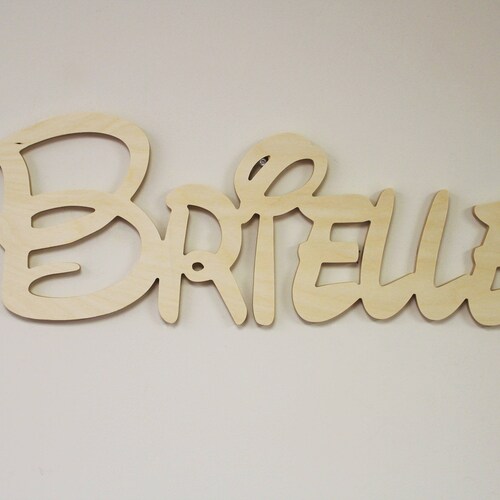 Wooden Custom Disney Name Word Sign | Etsy