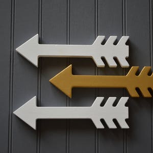 Arrow Decor, Wooden Arrows, Arrow Shape Cut Out, Painted Arrows, Wall ...