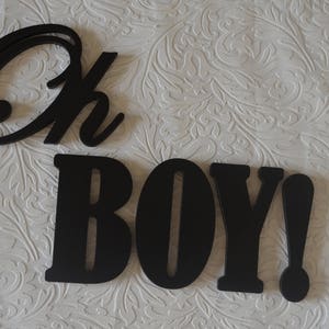 Oh Boy Sign, Oh Boy Cut Out, Wooden Sign, Wooden Oh Boy, Home Decor ...