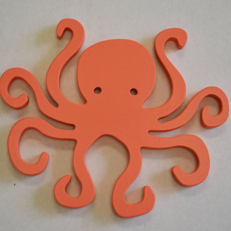Wooden Octopus - Etsy