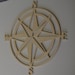 Wood Compass Cut Out, Wooden Compass, Large Compass, Wall Decor, Wall ...