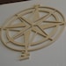 Wood Compass Cut Out, Wooden Compass, Large Compass, Wall Decor, Wall ...