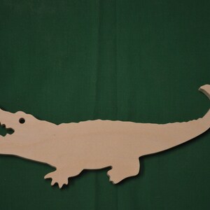 Alligator Cut Out, Wooden Alligator, Wall Art, Nursery, Nursery Decor ...