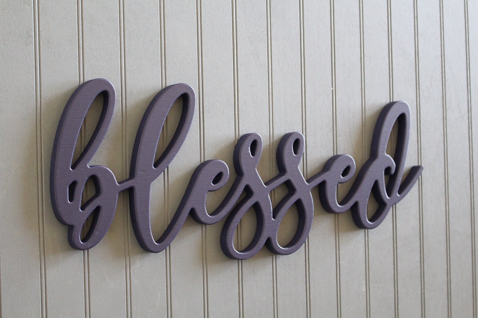 Blessed Wall Sign Blessed Cut Out Sign Blessed Wall Decor - Etsy