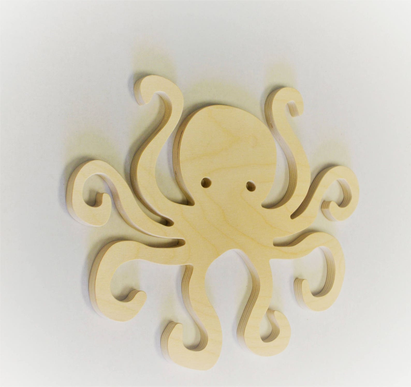 Octopus Cut Out, Octopus, Painted Octopus, Wooden Octopus, Ocean Animal ...