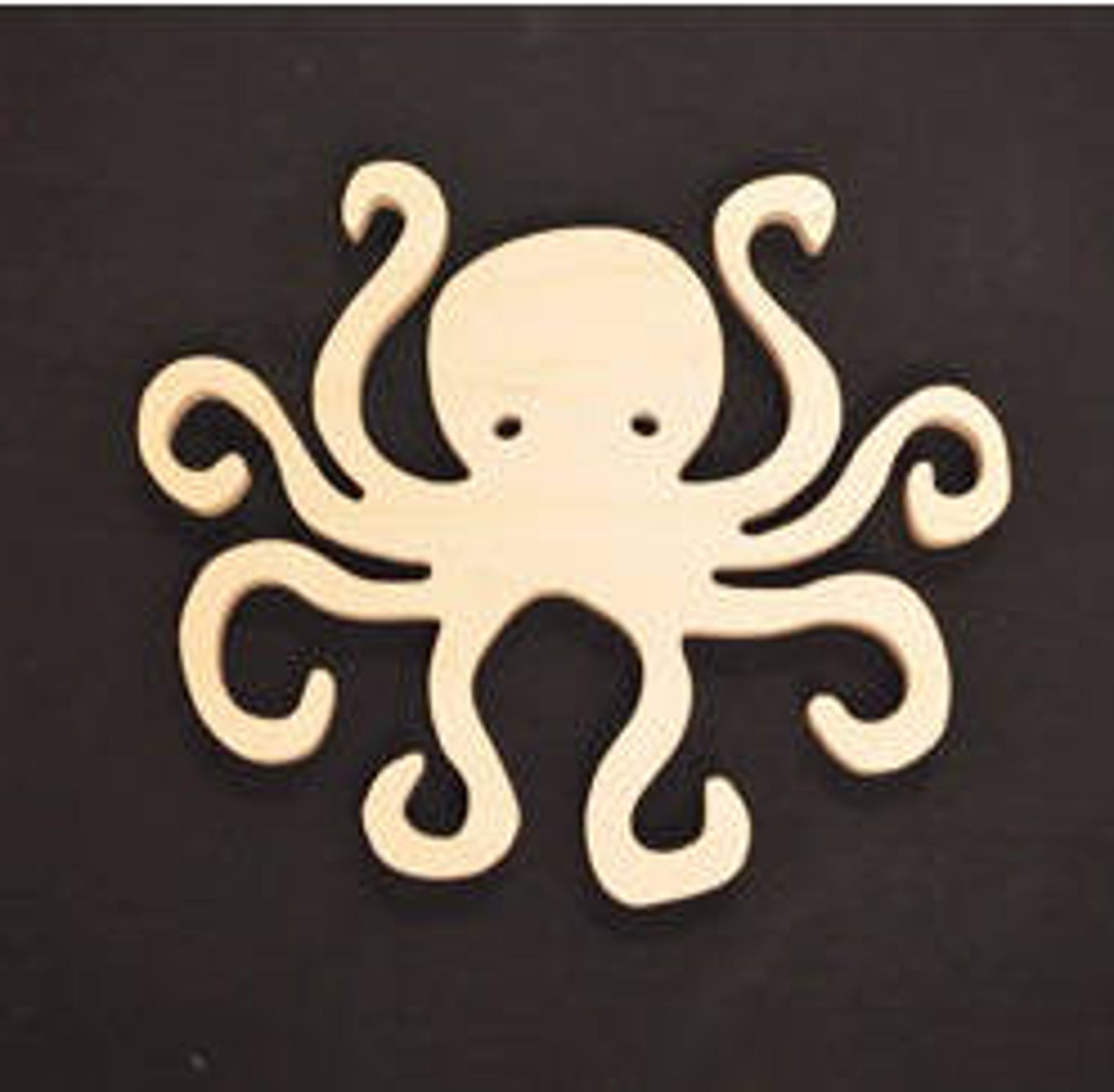 Octopus Cut Out, Octopus, Painted Octopus, Wooden Octopus, Ocean Animal ...