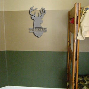 Buck Cut Out, Buck Sign, Deer Sign, Personalized Name Sign, Wall ...