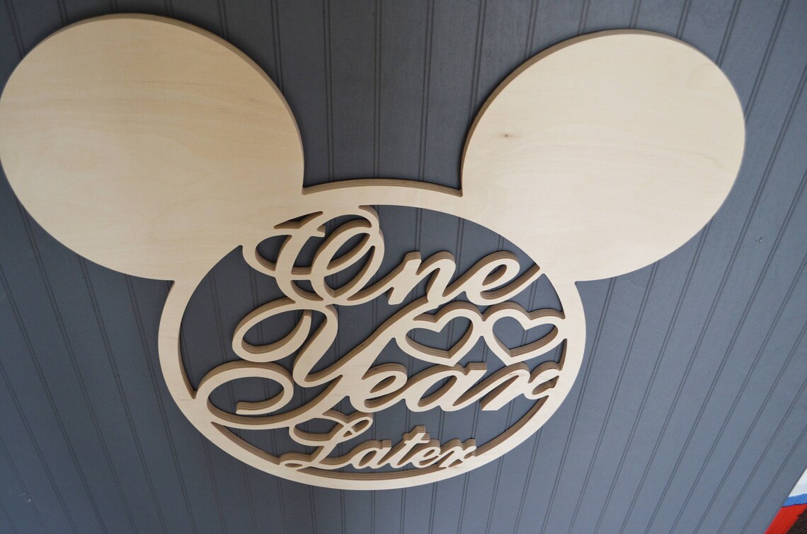 Anniversary Sign One Year Later Sign Anniversary Decor Wooden - Etsy