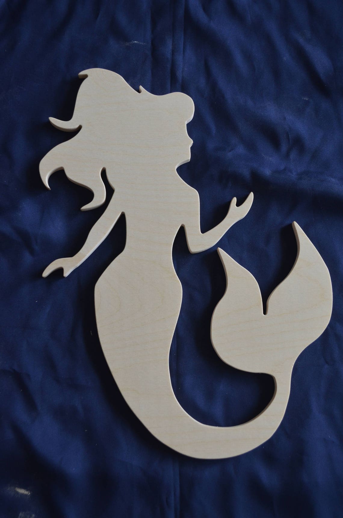 Mermaid Cut Out Wooden Mermaid Home Decor Wall Art - Etsy