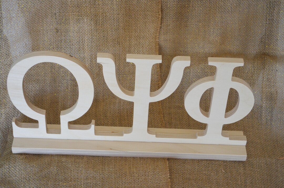 Freestanding Greek Letters for Dorm Room Decor and Personalized to Your ...