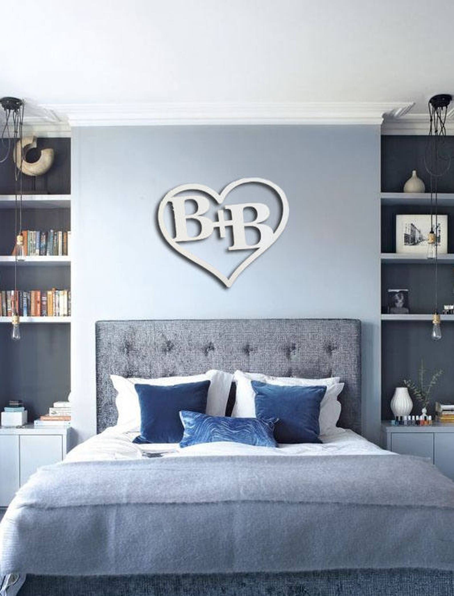 Personalized Wooden Initials Wall Hanging Letters for Wedding Reception ...