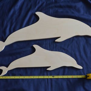 Dolphin Shae Cutout, Wooden Dolphins Ocean Animals, Under the Sea ...