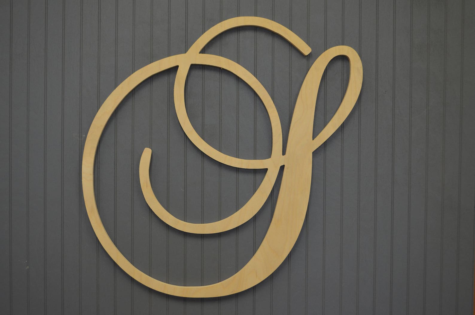 Fancy Wooden Letters Unpainted Letters Script Letter Wooden - Etsy