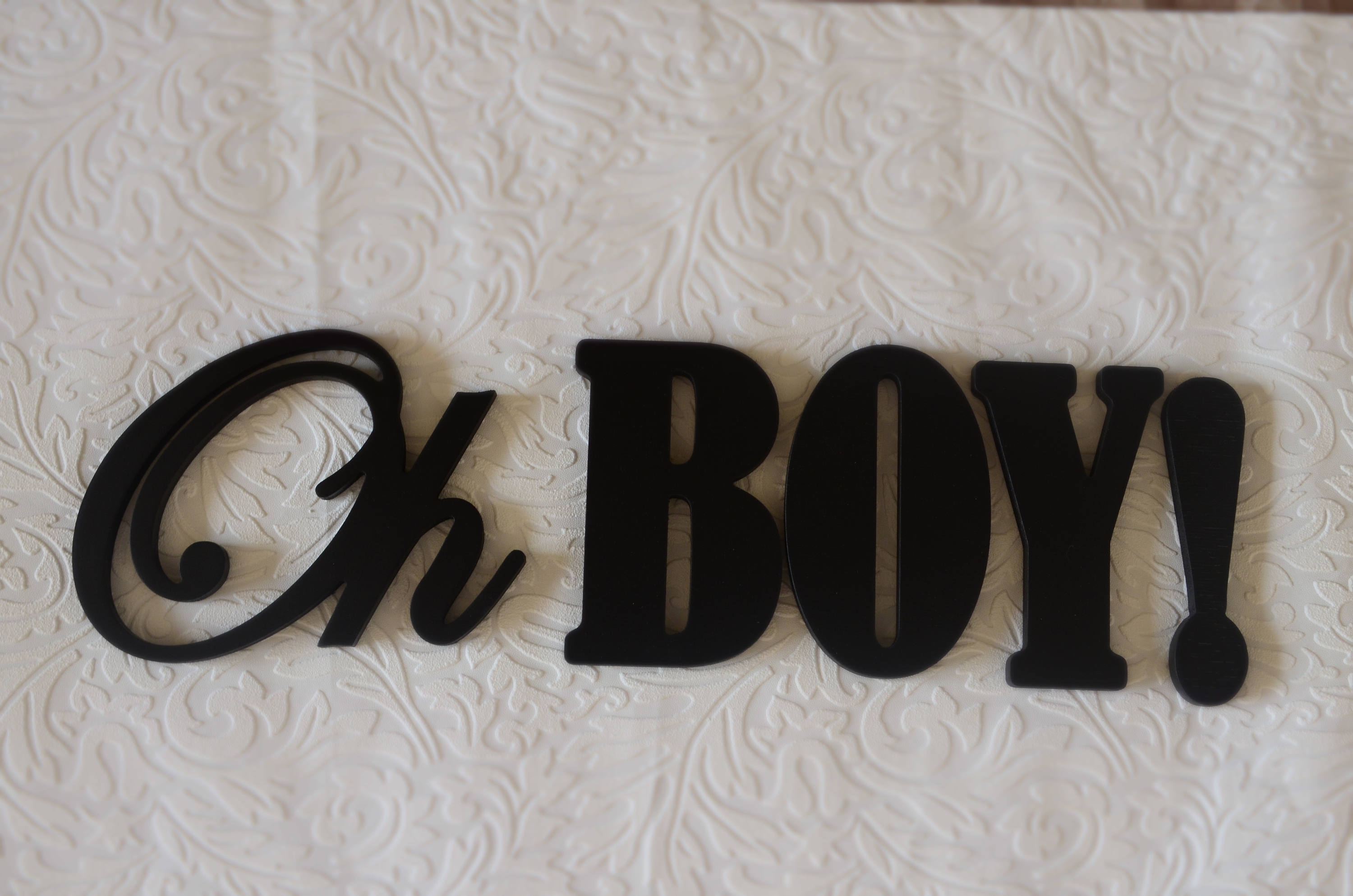 Oh Boy Sign Oh Boy Cut Out Wooden Sign Wooden Oh Boy Home | Etsy
