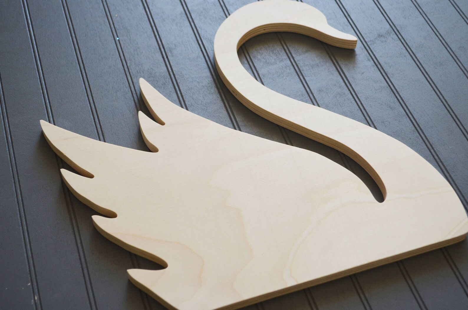 Wooden Swan Cutout Shape, Kids Nursery Decor, Swan Cut Out, Baby Girl ...