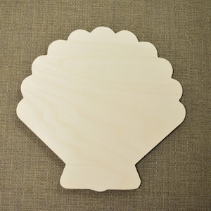Sea Shell Cut Out, Sea Shell Shape, Wooden Sea Shell, Ocean Decor ...