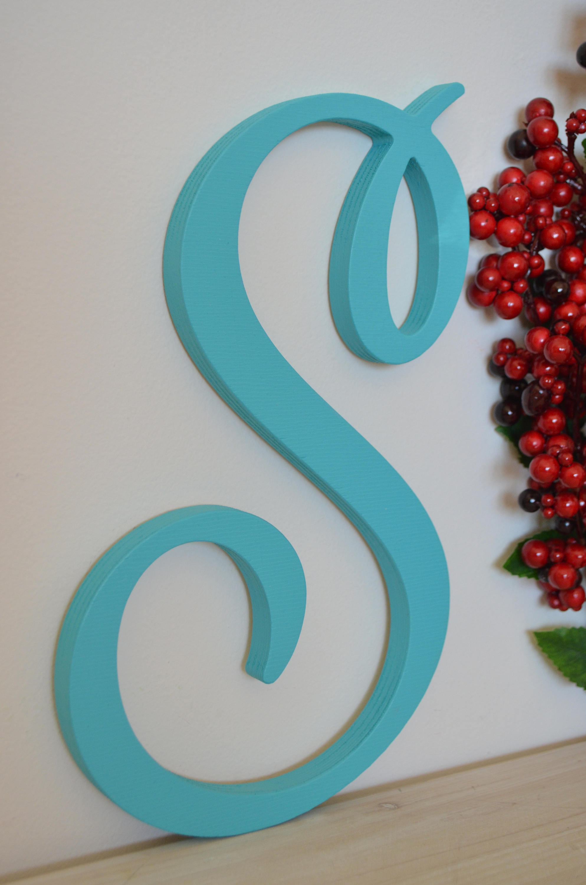 Single Wooden Letter, Wooden Letter, Painted Wooden Letter, Wooden ...