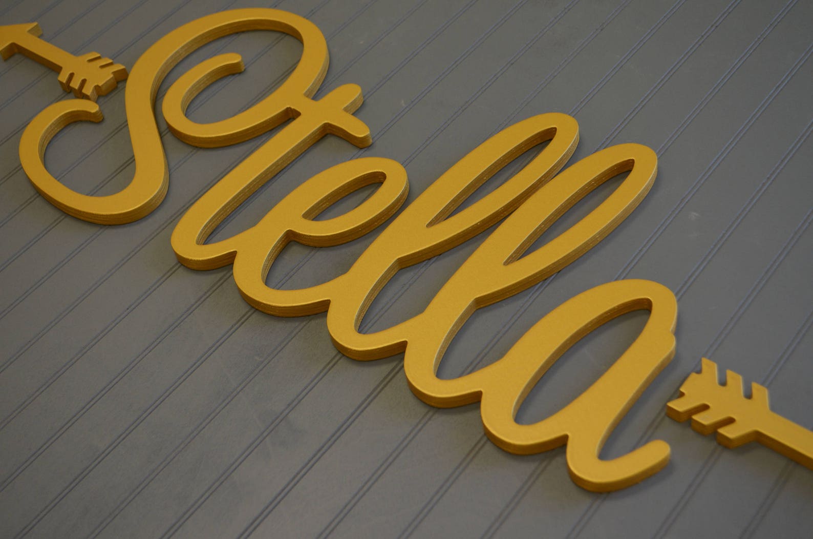 Nursery Name Sign With Gold Arrows Name Wall Hanging Arrow - Etsy