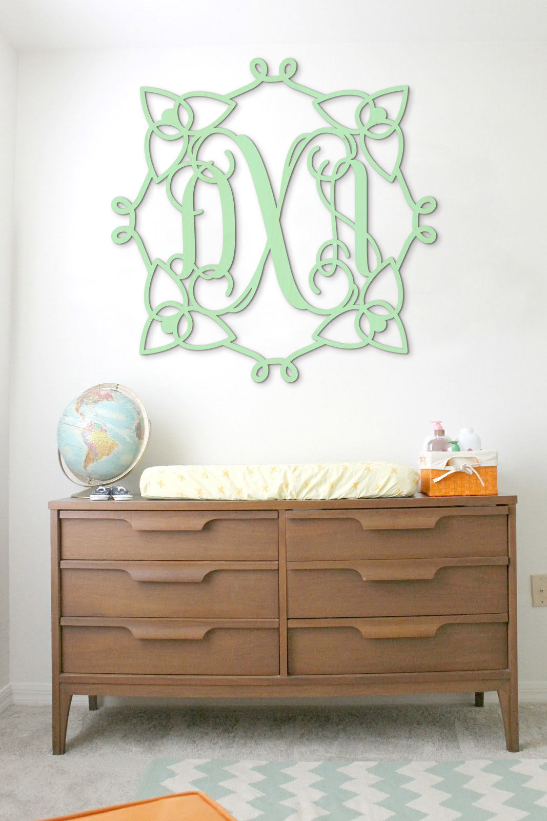 Wooden Monogram Farmhouse Wall Decor Housewarming Gift | Etsy