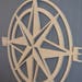 Wood Compass Cut Out, Wooden Compass, Large Compass, Wall Decor, Wall ...
