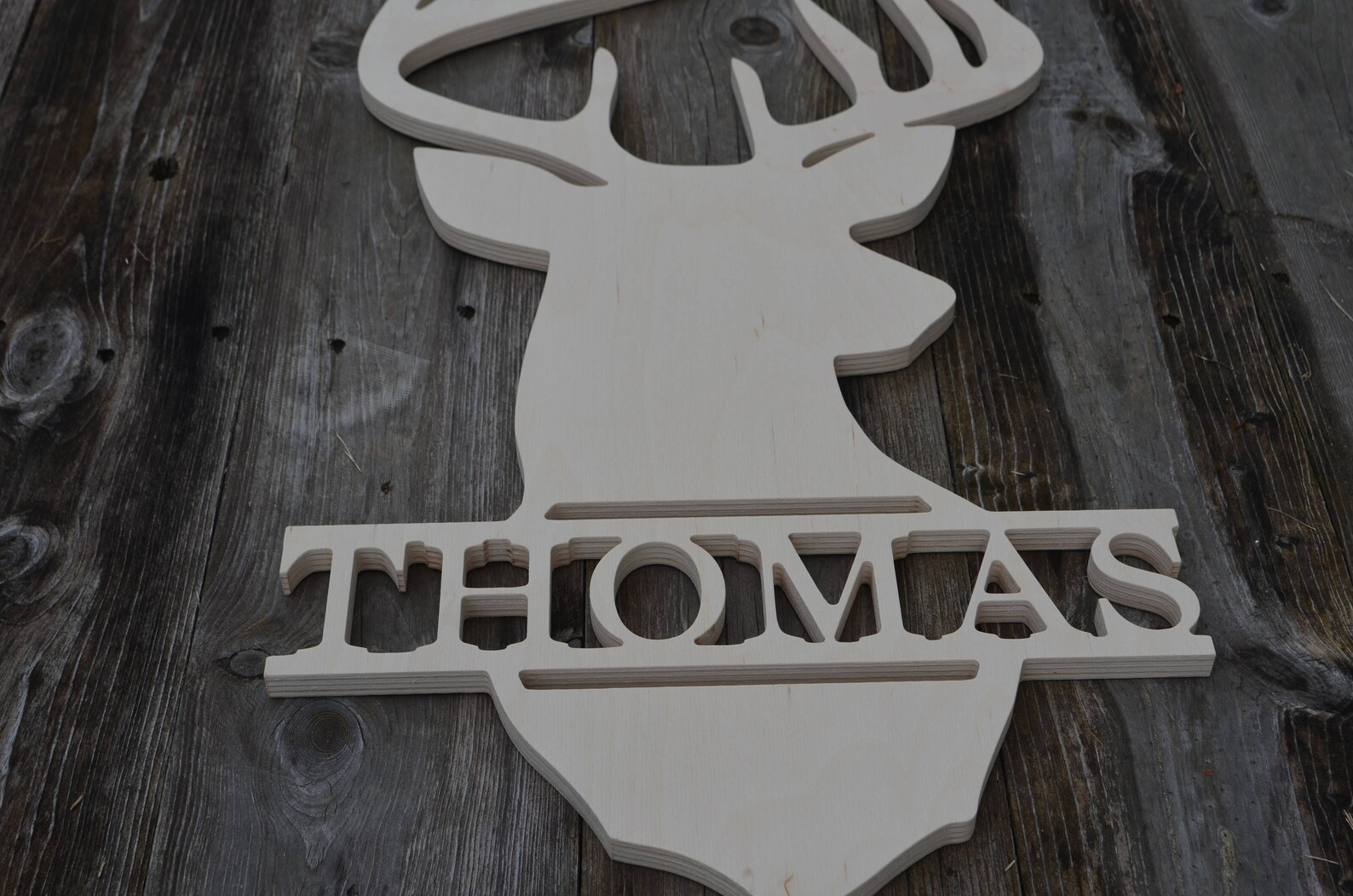 Buck Cut Out, Buck Sign, Deer Sign, Personalized Name Sign, Wall ...