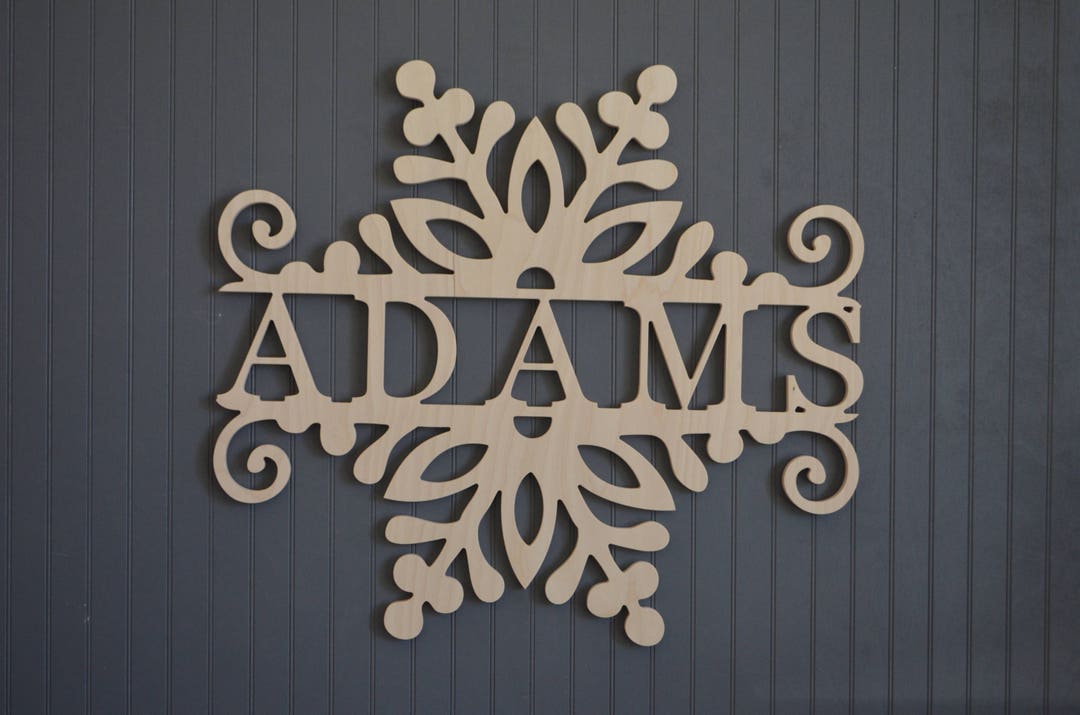Last Name Wall Sign Holiday Door Sign Seasonal Decor - Etsy