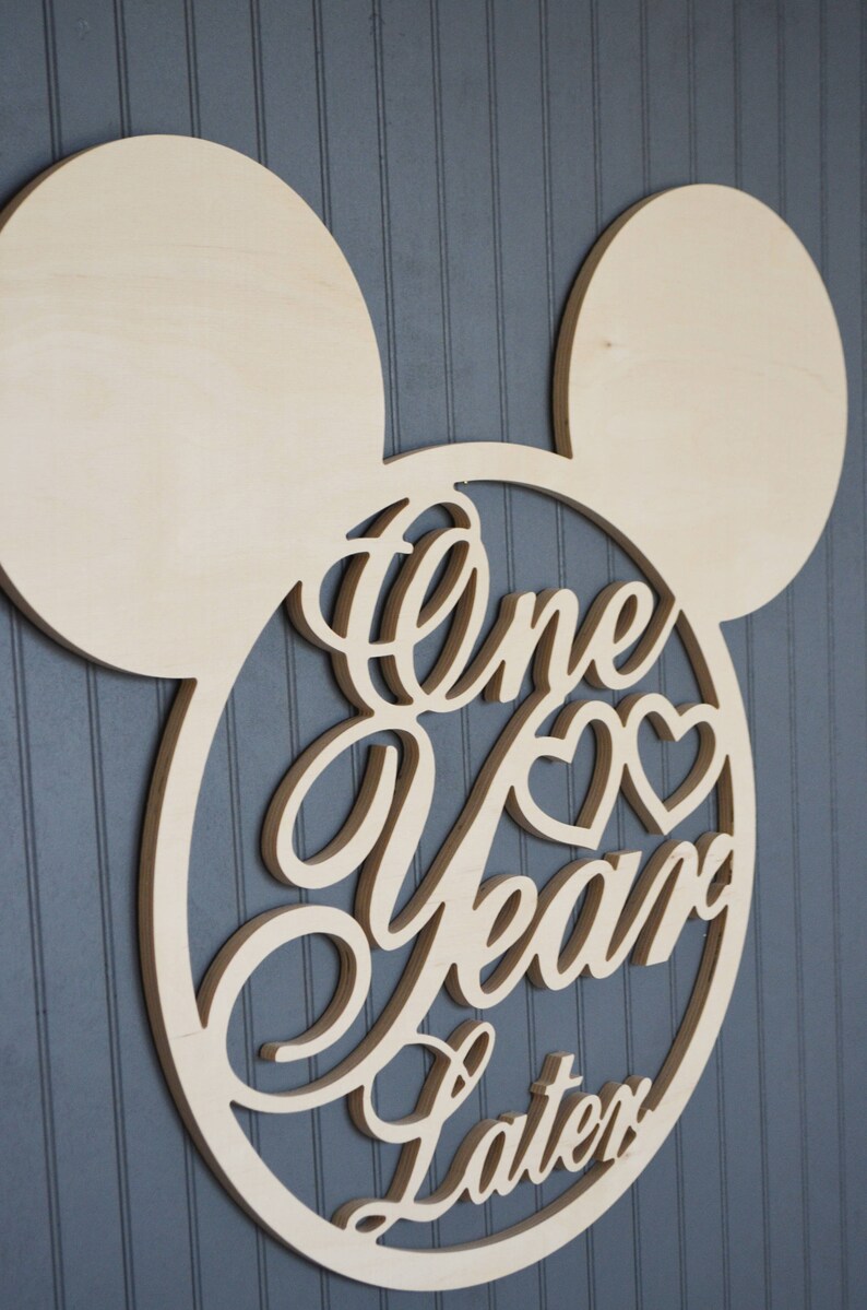 Anniversary Sign One Year Later Sign Anniversary Decor Wooden | Etsy