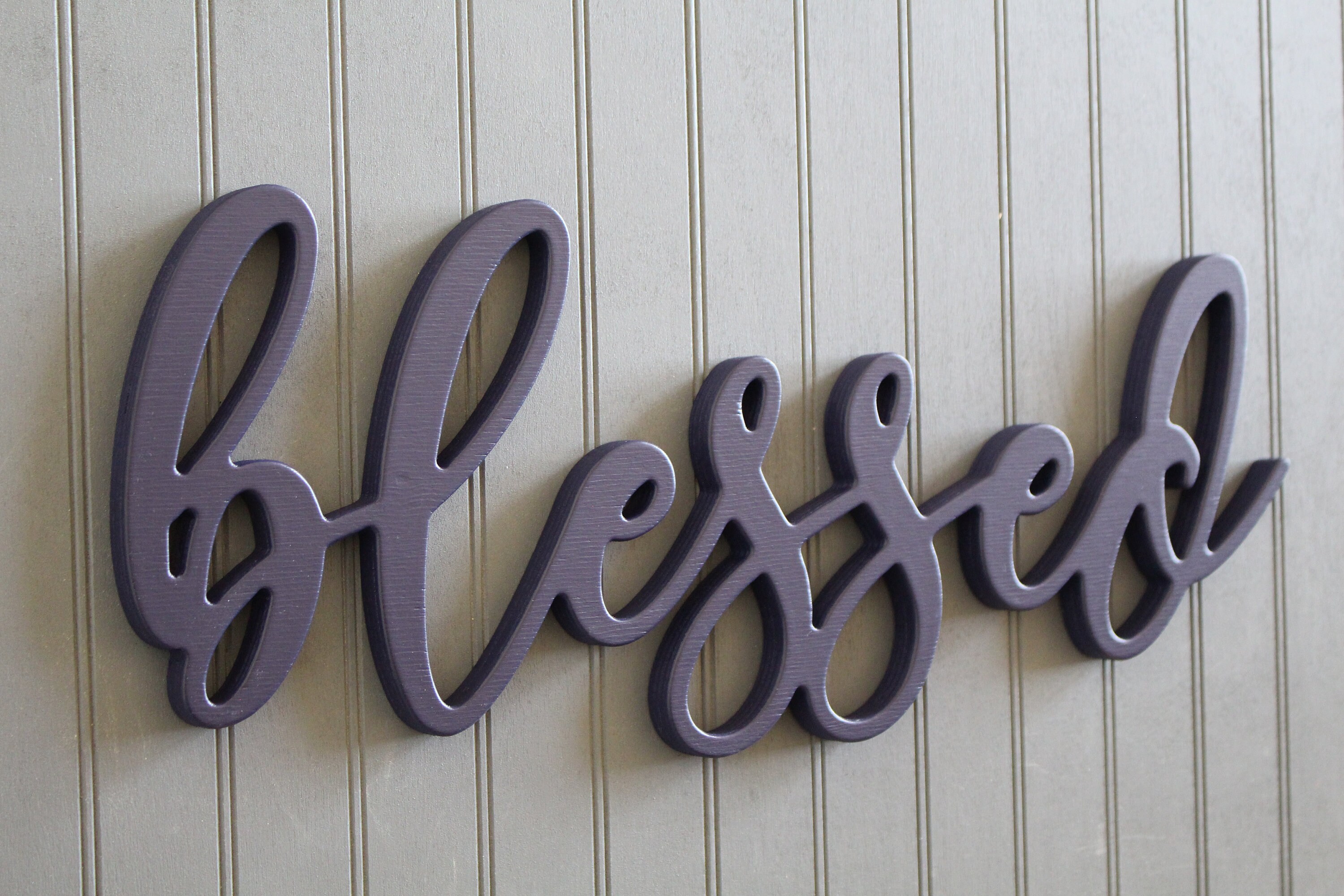 Blessed Wall Sign Blessed Cut Out Sign Blessed Wall Decor - Etsy