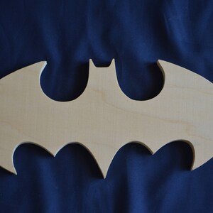 Batman Shape Wooden Batman Shape Batman Superhero Decor | Etsy