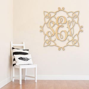 Wooden Monogram - Farmhouse Wall Decor | Housewarming Gift | Family ...
