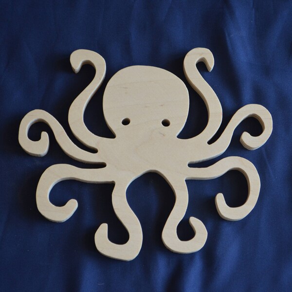 Wooden Octopus - Etsy