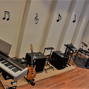 Music Notes, Treble Clef, Musical Theme, Wall Art Musical Notes, Party ...