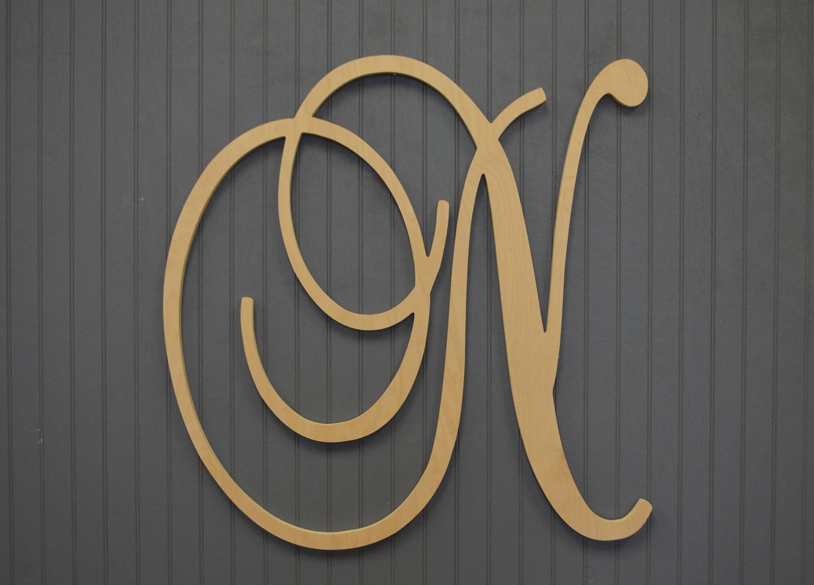 Fancy Wooden Letters Unpainted Letters Script Letter Wooden - Etsy