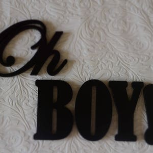 Oh Boy Sign, Oh Boy Cut Out, Wooden Sign, Wooden Oh Boy, Home Decor ...