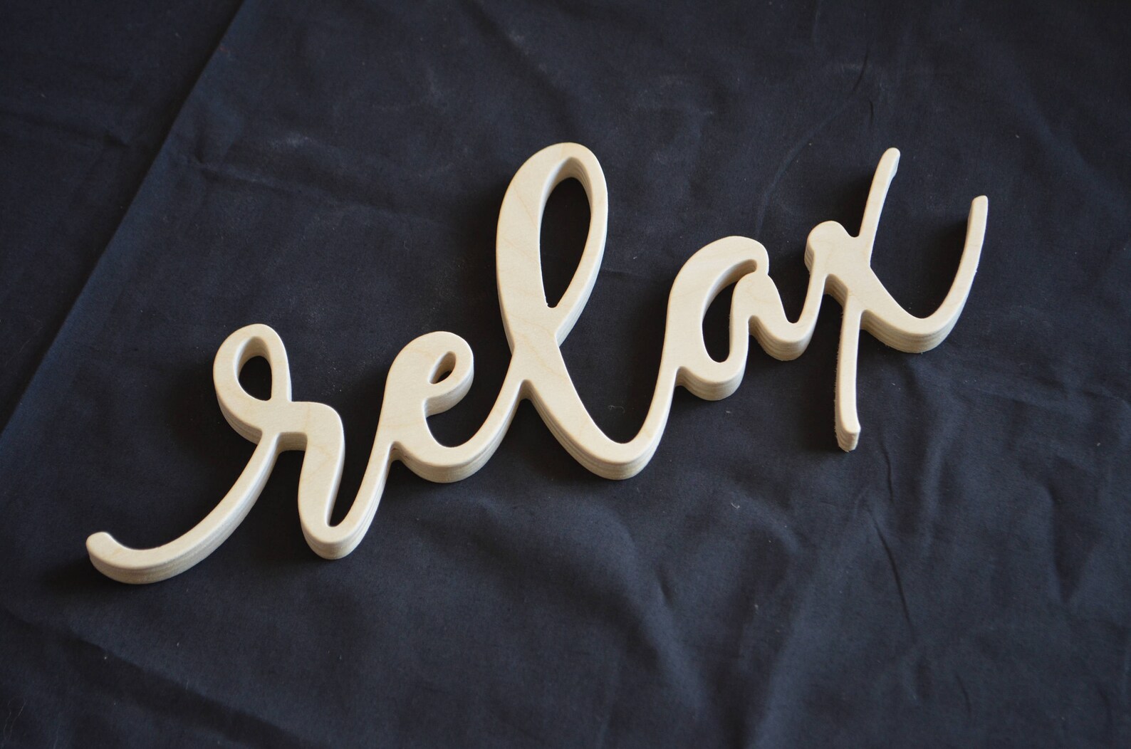 Relax Sign, Wooden Words, Relax Cut Out, Relax Wall Decor, Relax Wooden ...