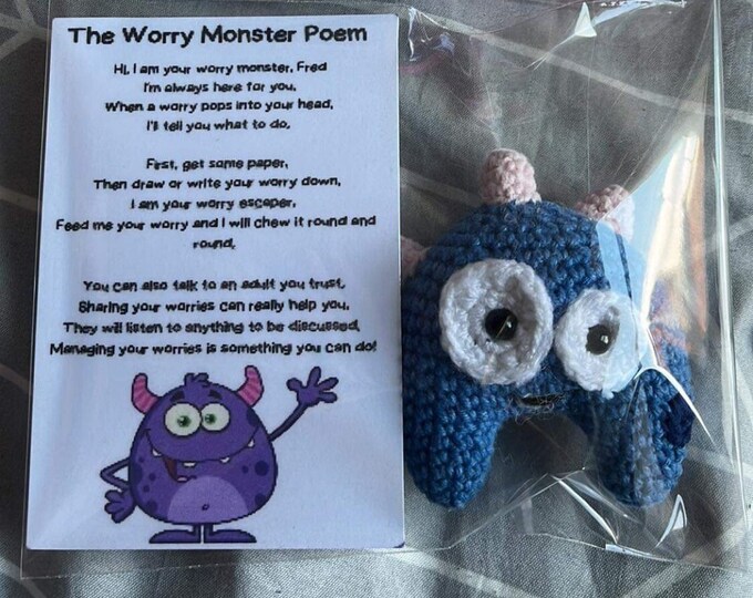 Worry Monsters - Etsy