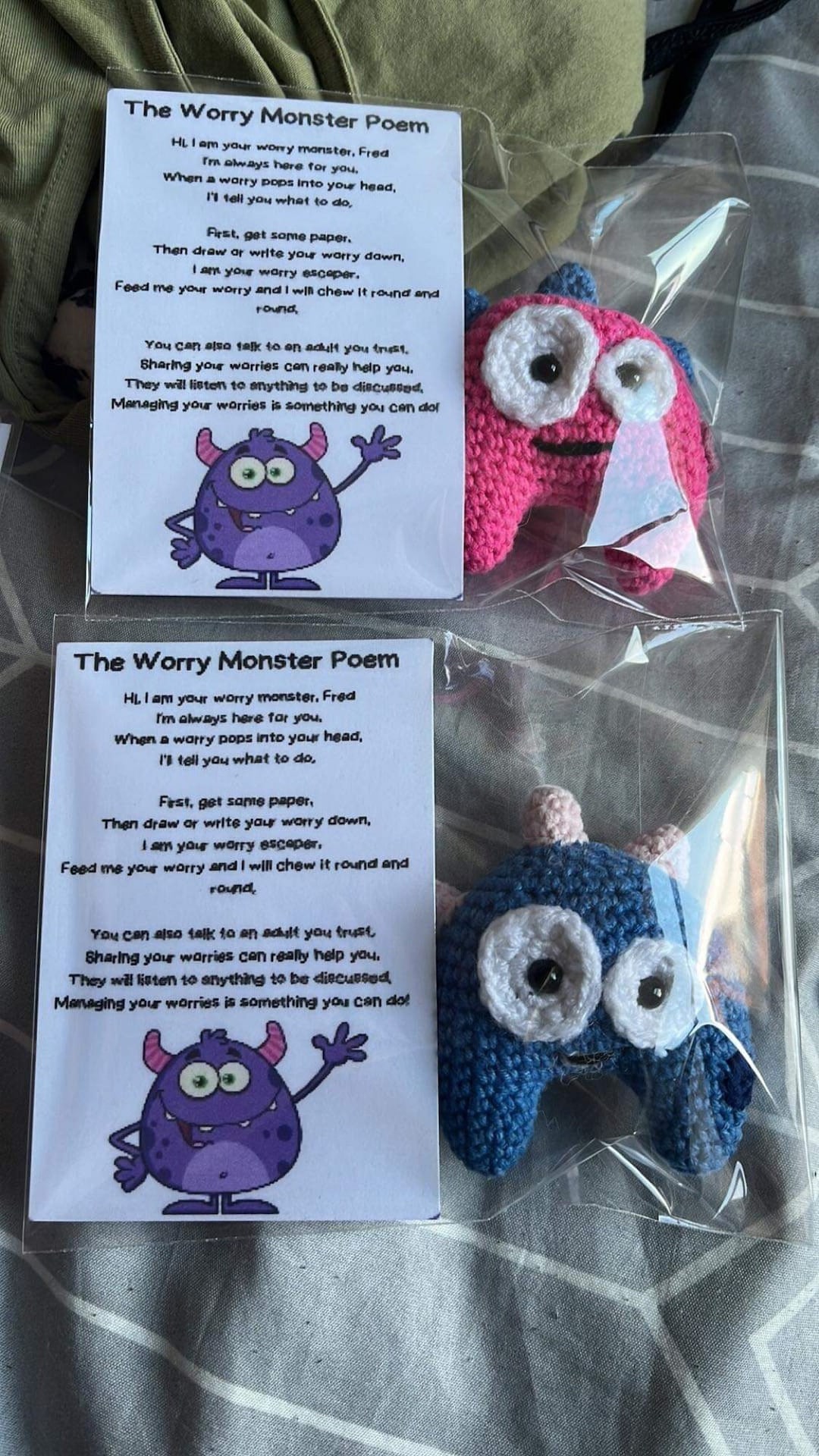 Worry Monsters - Etsy