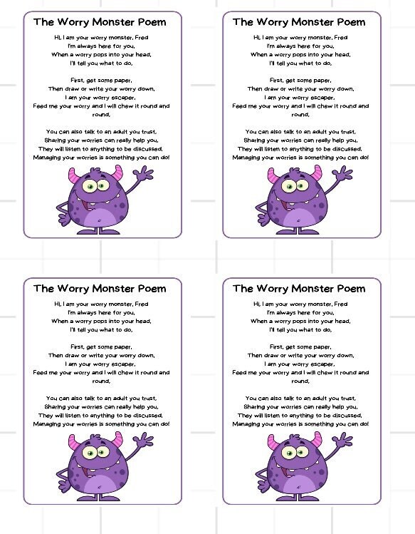 Worry Monsters - Etsy