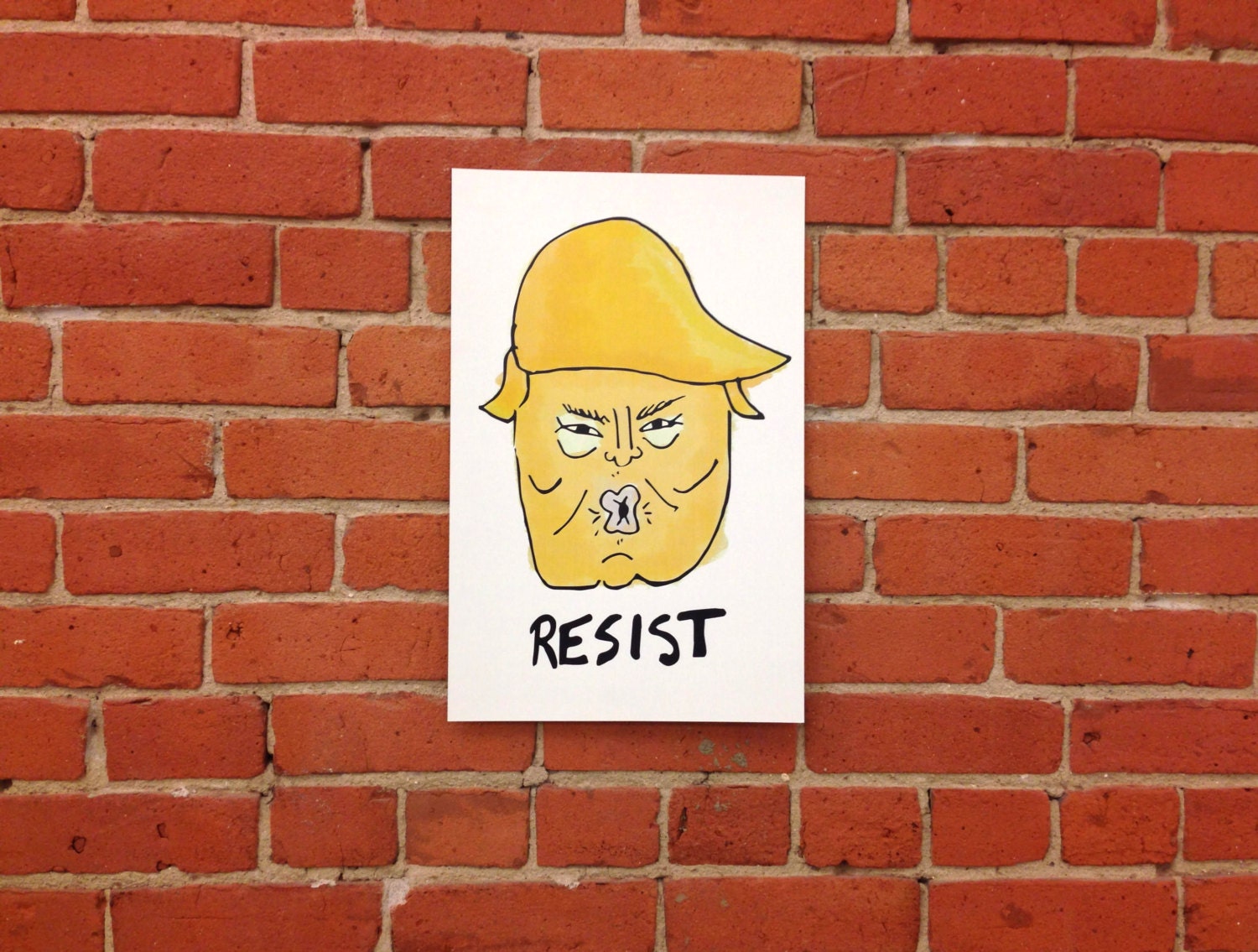 Printable: RESIST an Anti-trump Poster. - Etsy