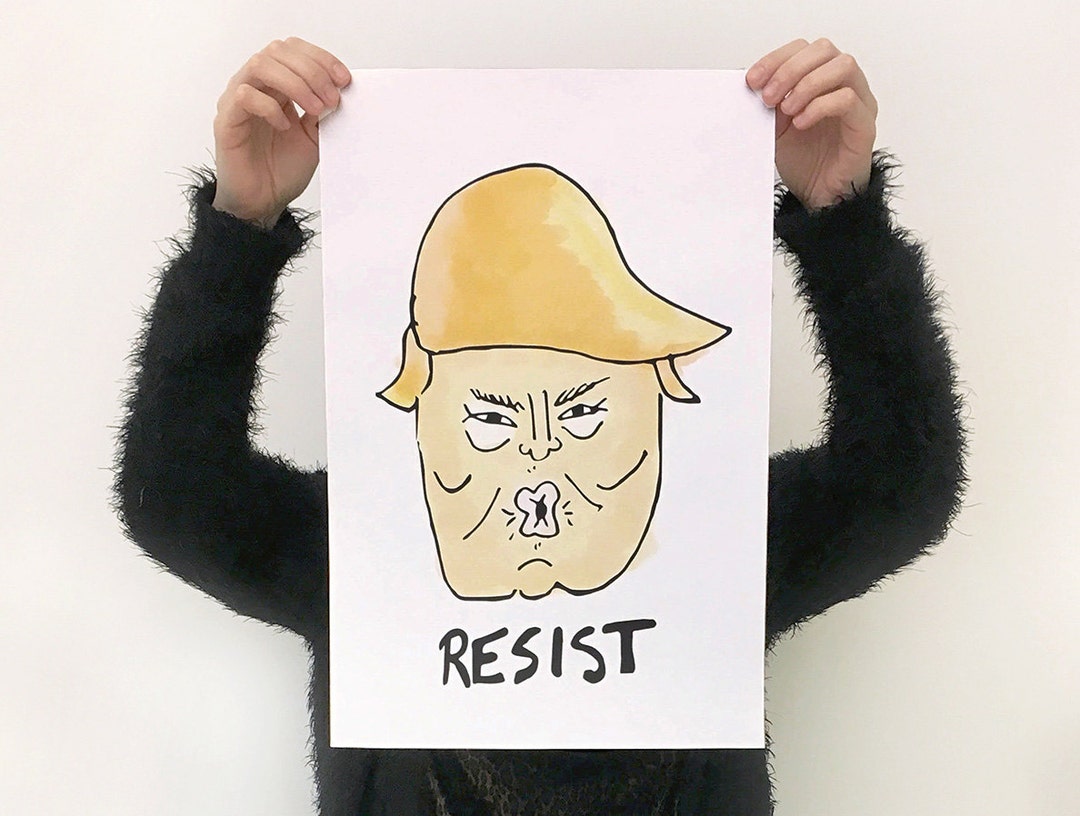 Printable: RESIST, an Anti-trump Poster. - Etsy