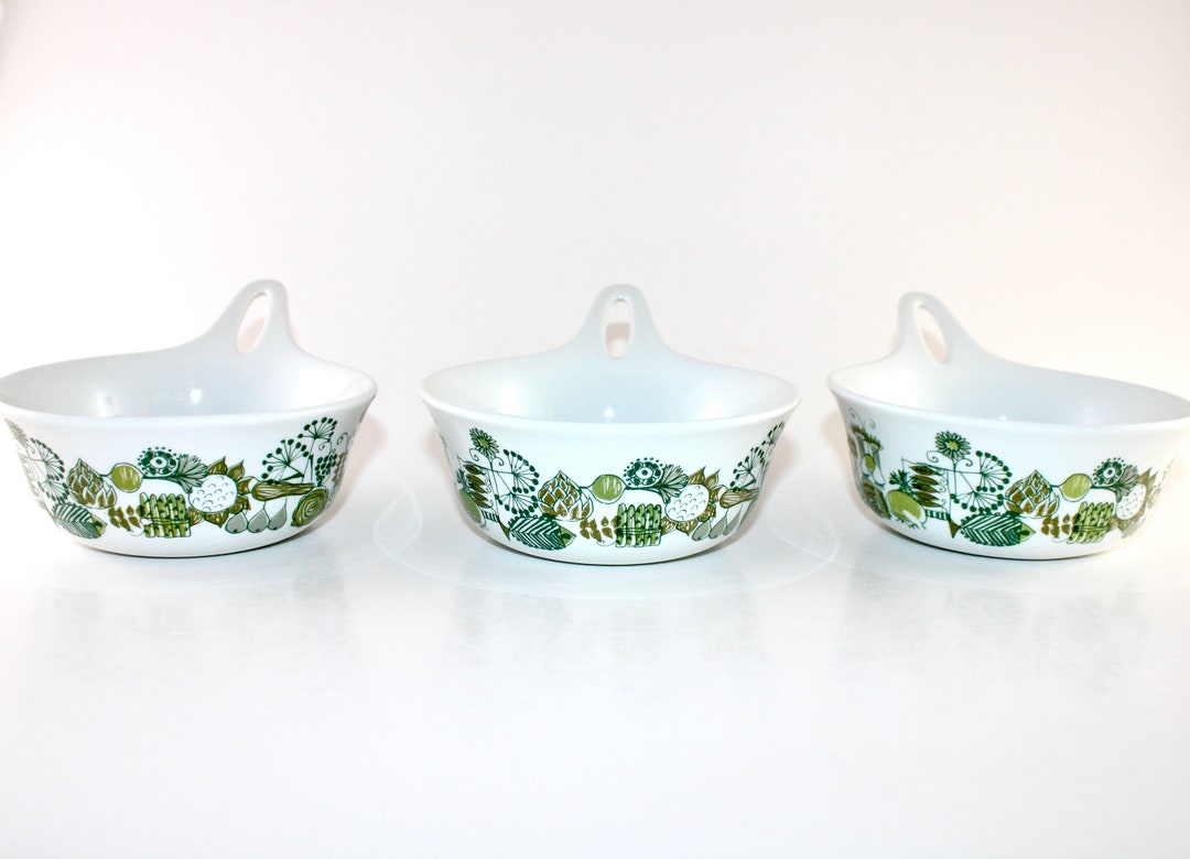 Figgjo Flint - Turi Design - 3 Lovely Bowls With Handle - Marketplace ...