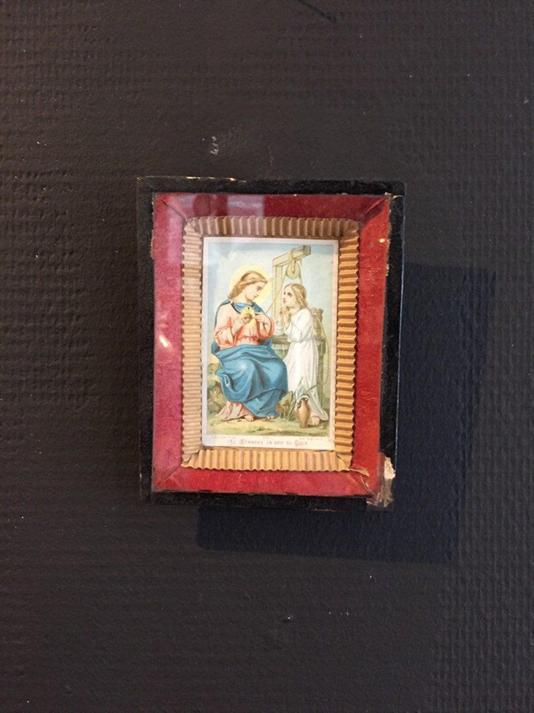 Antique Religious Frame Diorama Ex Voto Nun Work Convent - Etsy