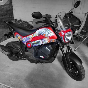 Full Graphic Decal Set Yakuza RED 2022 Honda Navi Graphics Kit 77DECALS ...