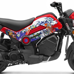 Full Graphic Decal Set Yakuza RED 2022 Honda Navi Graphics Kit 77DECALS ...