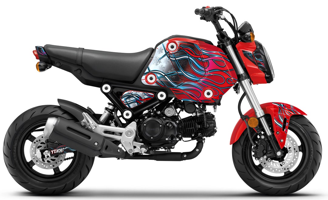 Full Graphic Decal Set Fire & Ice 2021-2023 Honda Grom Graphics Kit - Etsy