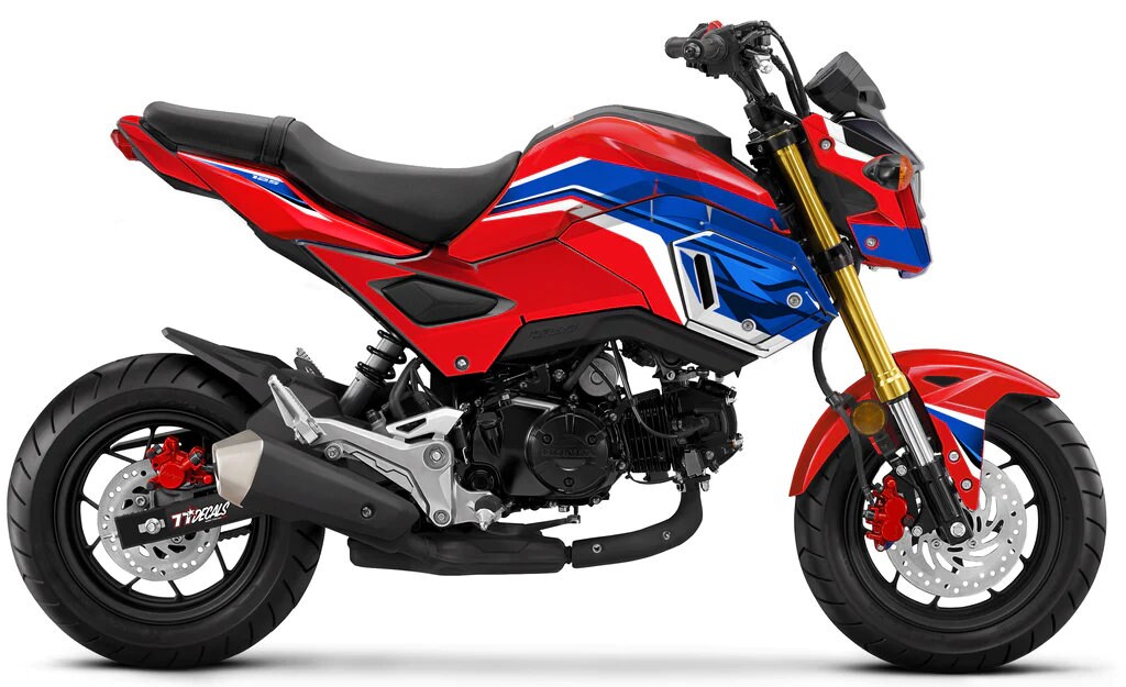 Full Graphic Decal Grand Prix Honda Grom MSX125 Graphics Kit - Etsy